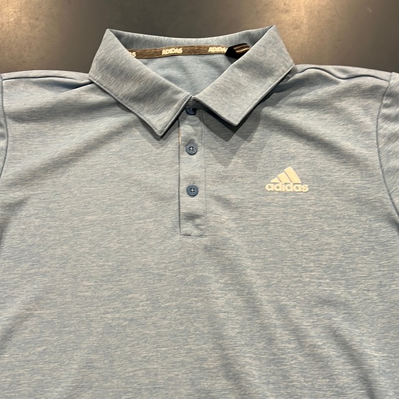 adidas | Shirts | Mens Adidas Light Blue Golf Shirt | Poshmark